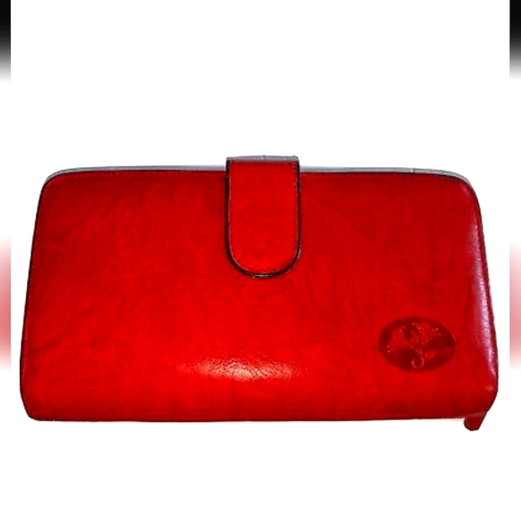 Buxton | Bags | Buxton Heiress Tab Ensemble Checkbook Wallet Red | Poshmark